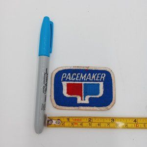 Accessories | Pacemaker Vintage Patch Red Blue White Retro Pace Maker ...